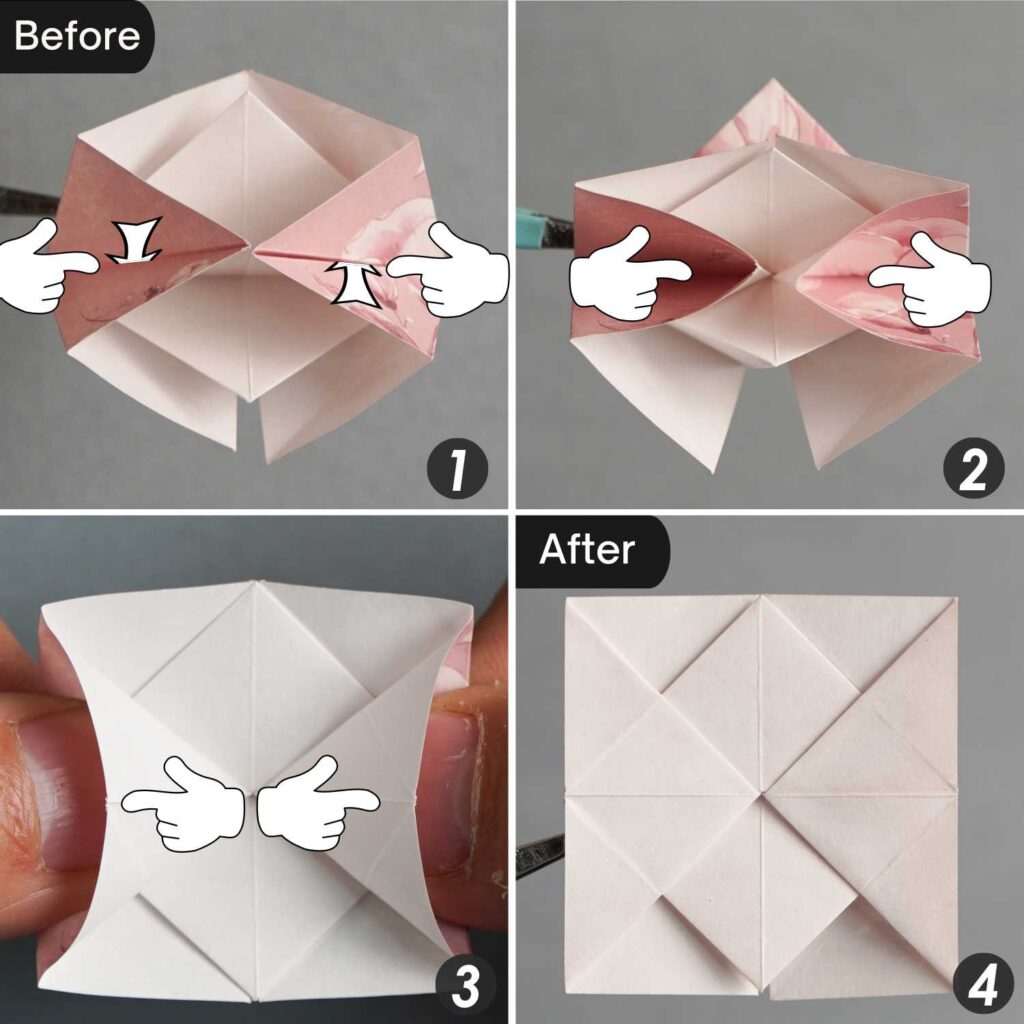 Easy Sticky Note Origami Rose - Origami OK