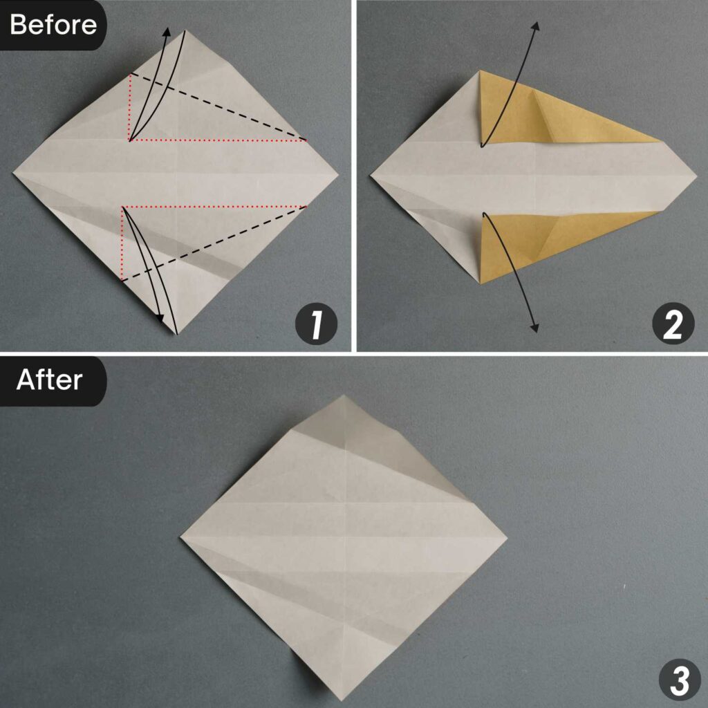 Easy Sticky Note Origami Shark - Origami OK