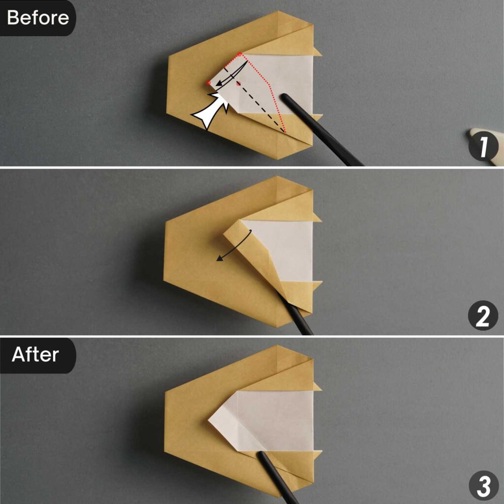 Easy Sticky Note Origami Shark - Origami OK