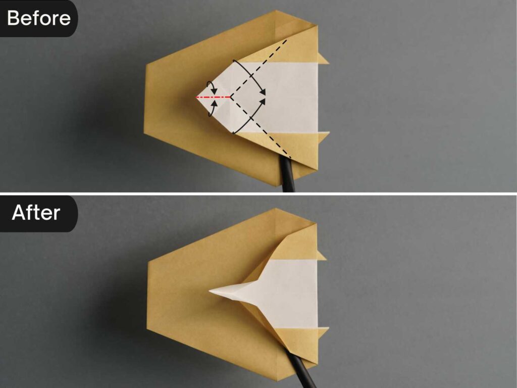 Easy Sticky Note Origami Shark - Origami OK