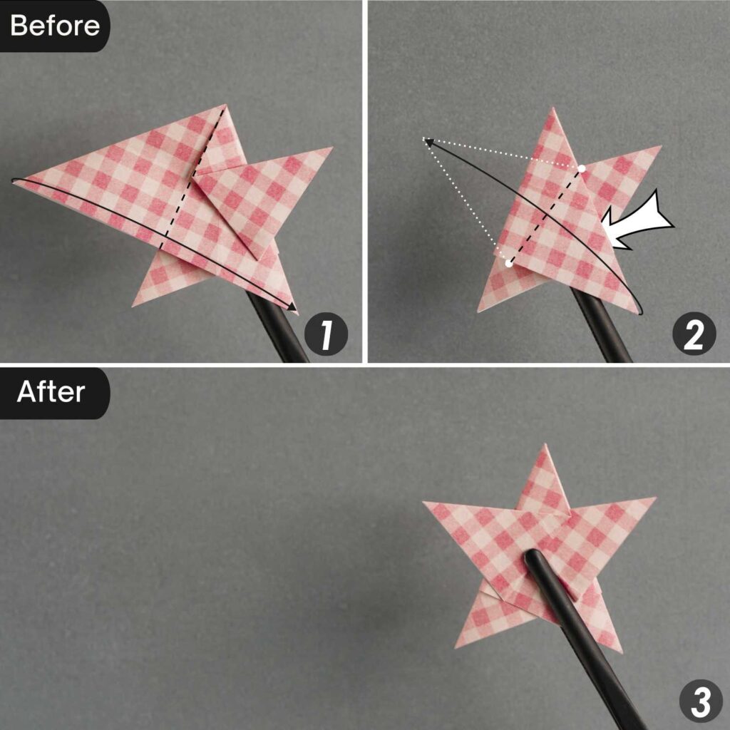 Easy Sticky Note Origami Star - Origami OK