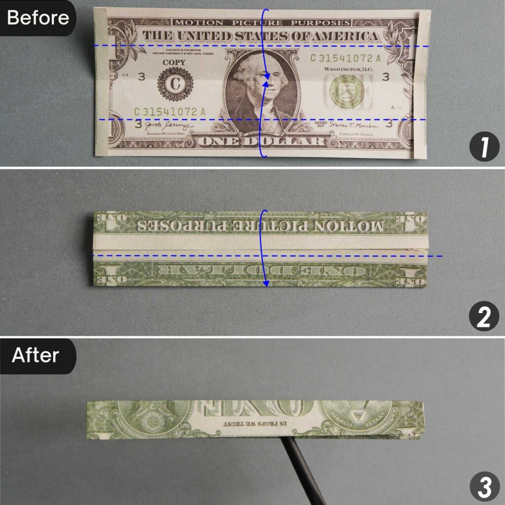 Easy Dollar Bill Origami Pants Instructions - OrigamiOK