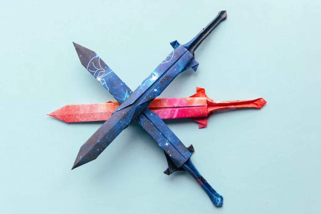 Origami Sword: 9 Steps with Pictures - OrigamiOK