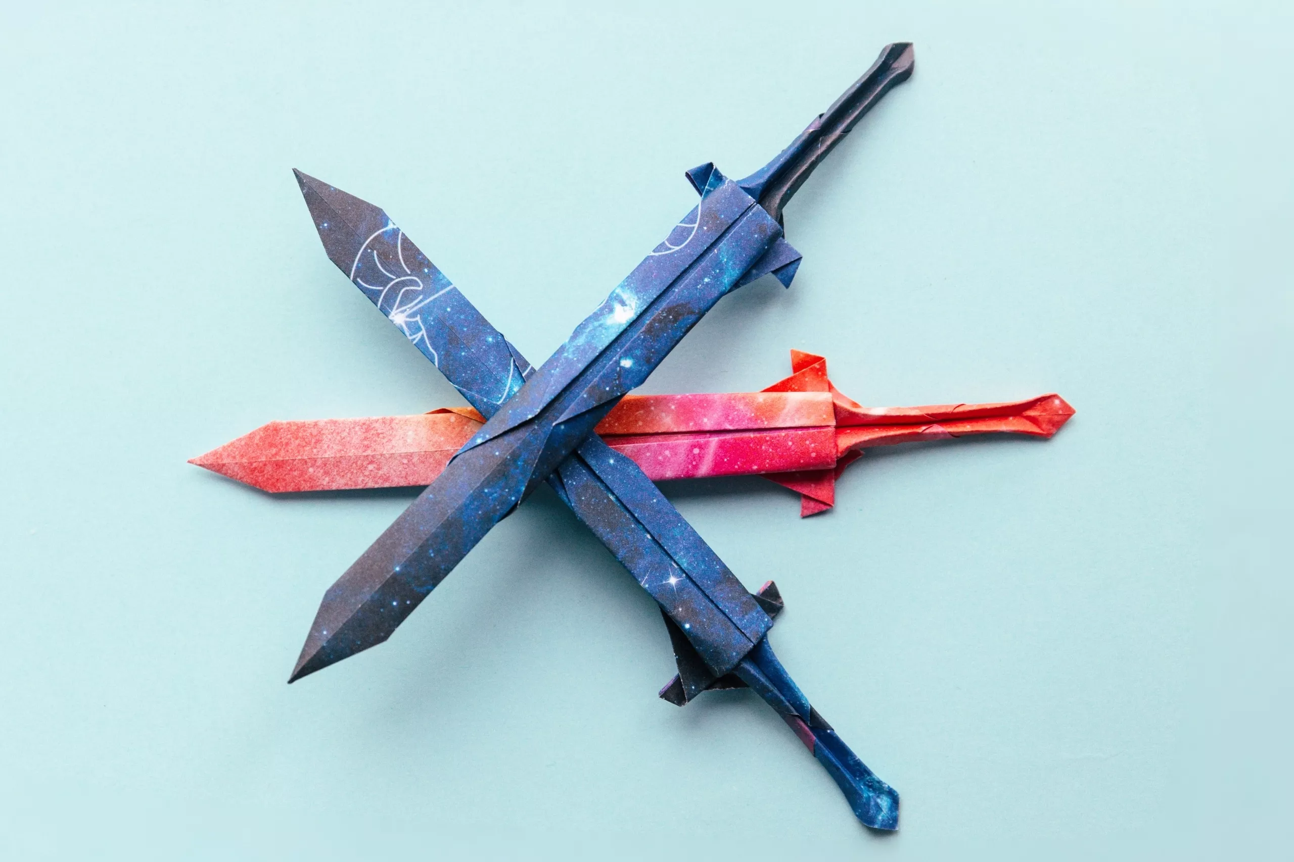 How to Fold an Easy Origami Sword - Origami OK