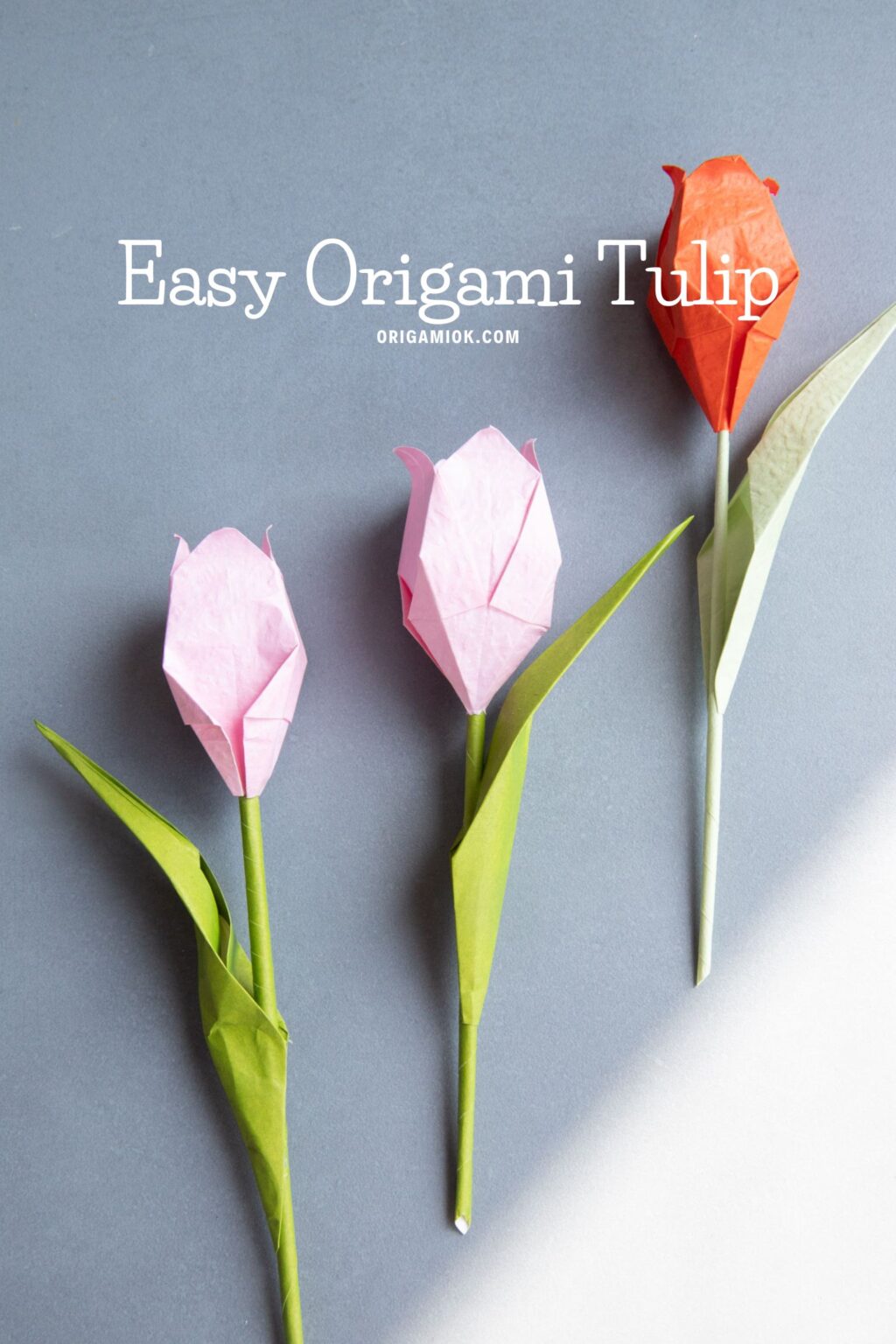 Easy Origami Tulip: Step by Step Instructions - OrigamiOK