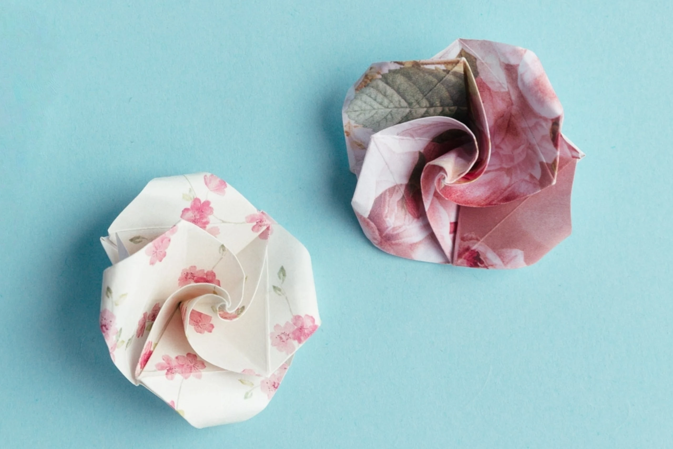 Easy Sticky Note Origami Rose - Origami OK