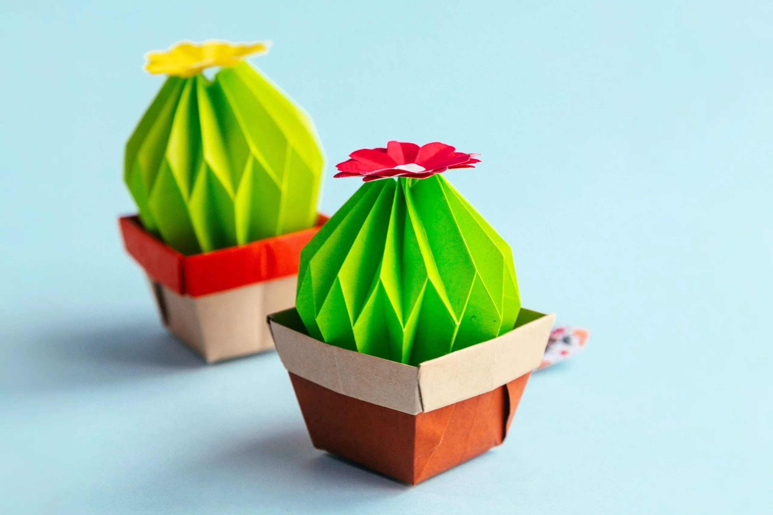 How to Make an Origami Cactus - Origami OK