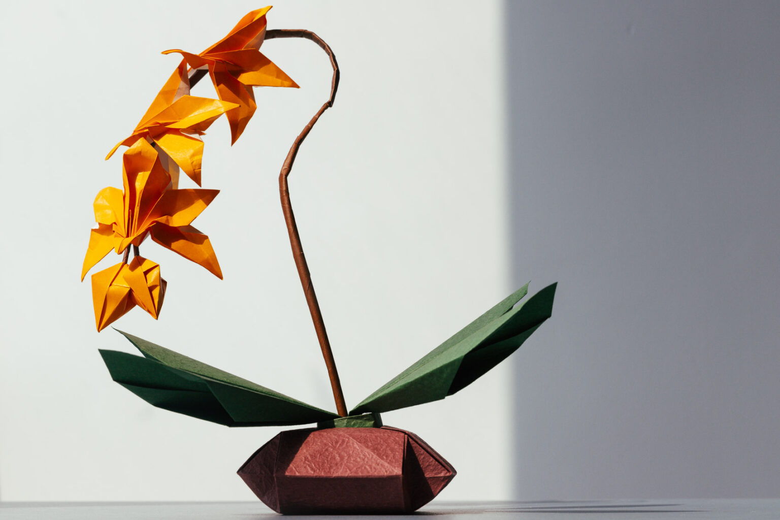How to Fold an Origami Orchid - Origami OK