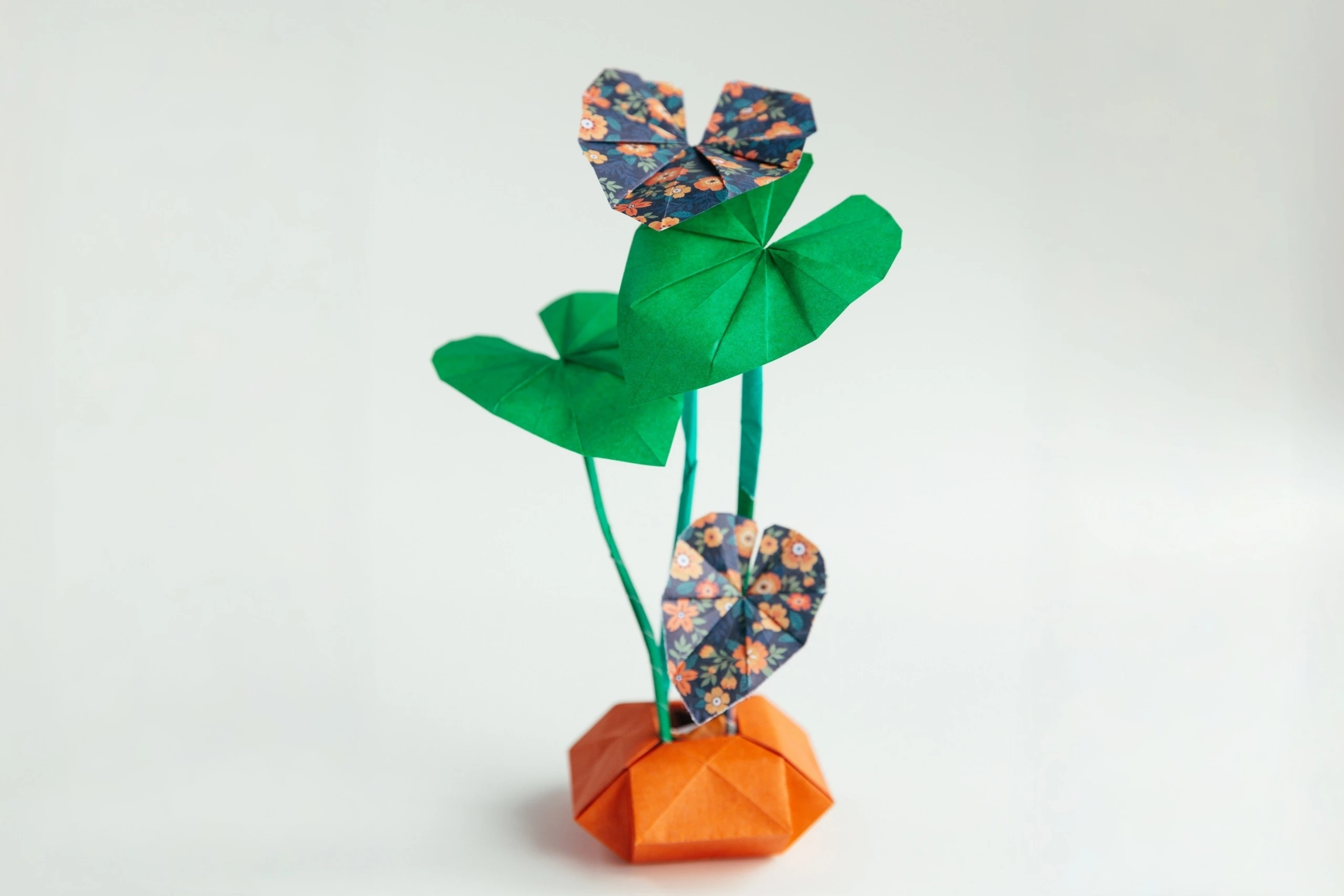 How to Fold an Origami Pot Plant - Origami OK