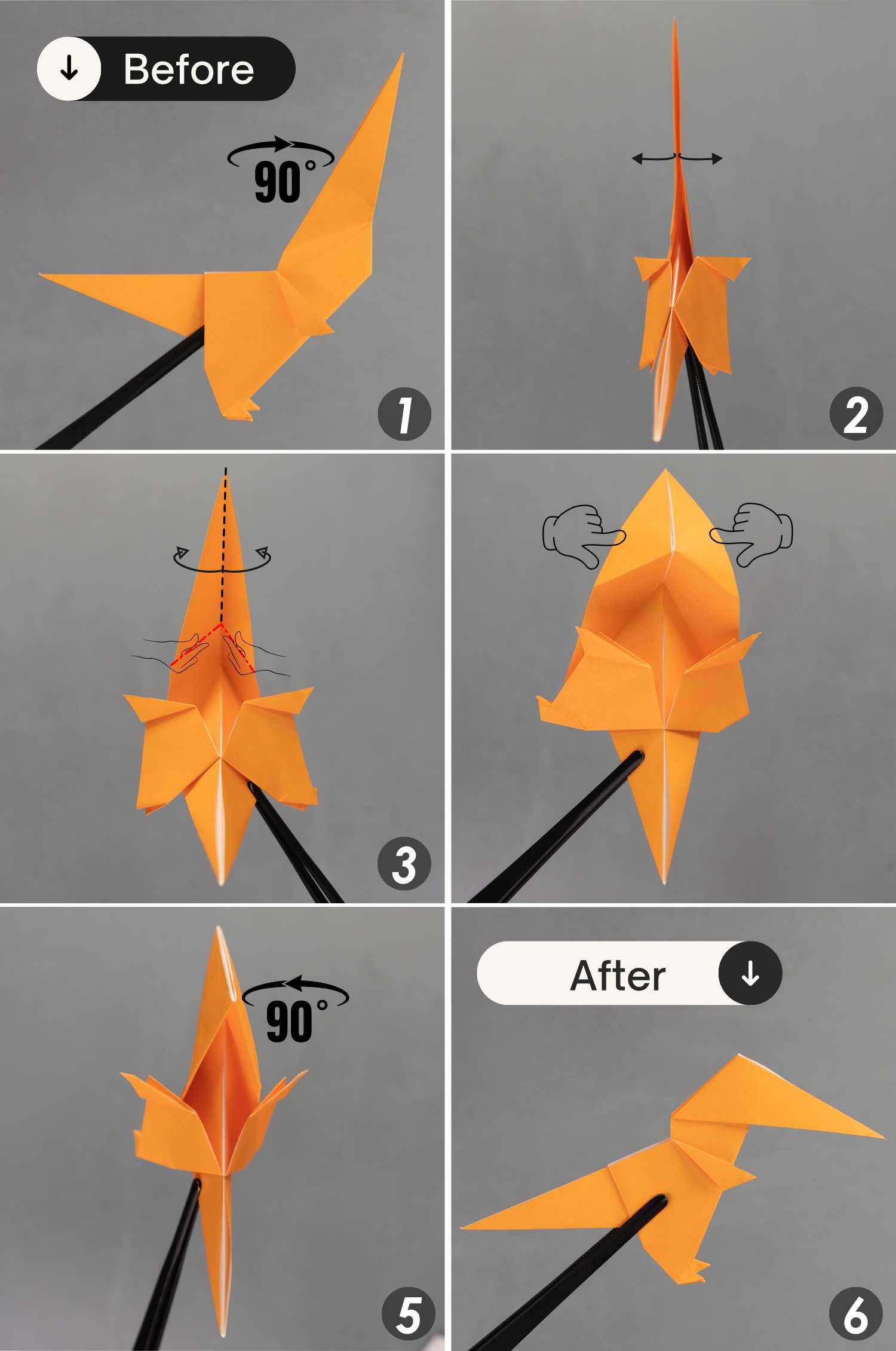 How To Make A Origami T Rex Head