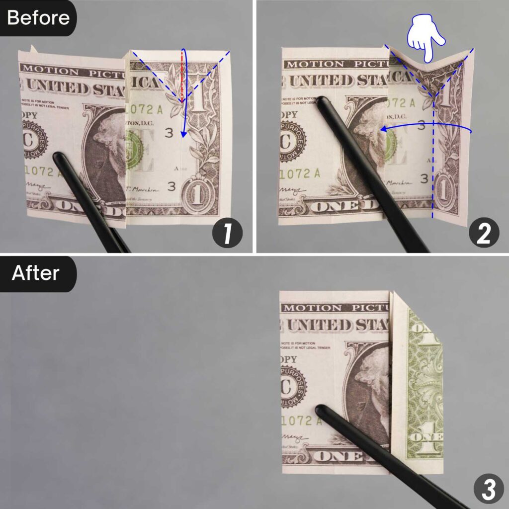 Easy Origami Money Crown Instructions - OrigamiOK