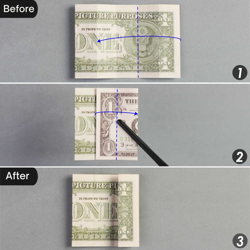 Easy Origami Money Crown Instructions - OrigamiOK
