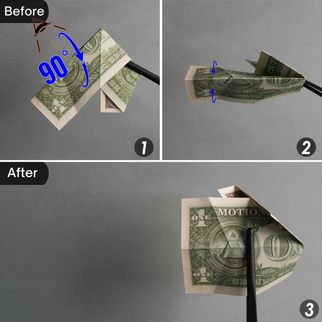 Easy Origami Money Dragon Instructions - OrigamiOK