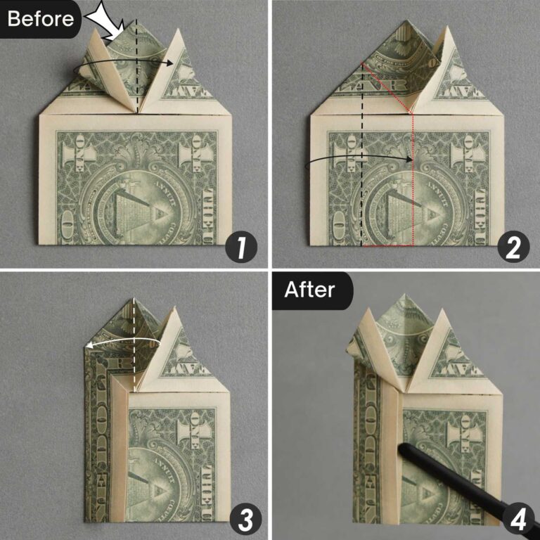 Easy Dollar Bill Origami Frog Instruction - Origami OK