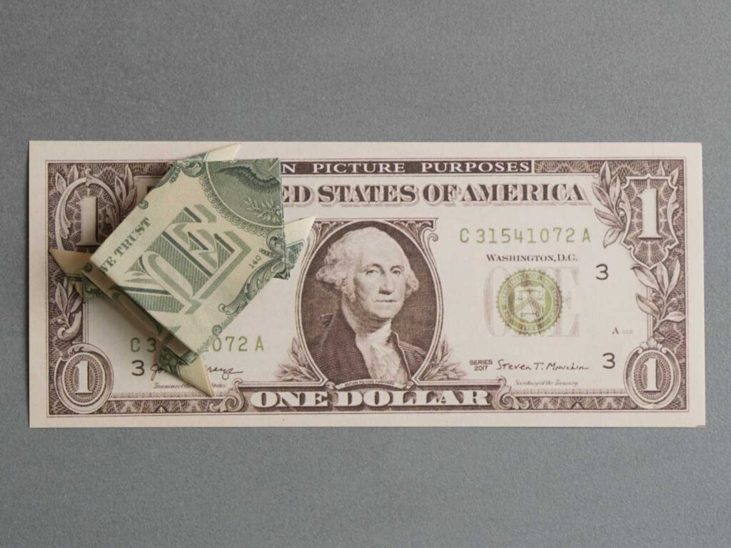 Easy Dollar Bill Origami Frog Instructions - OrigamiOK