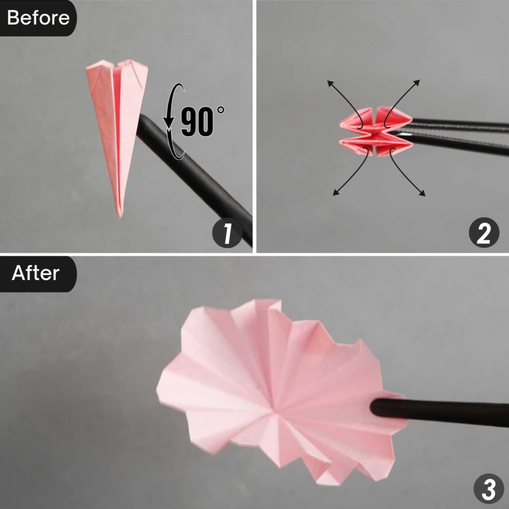 How to Make an Origami Carnation - Origami OK