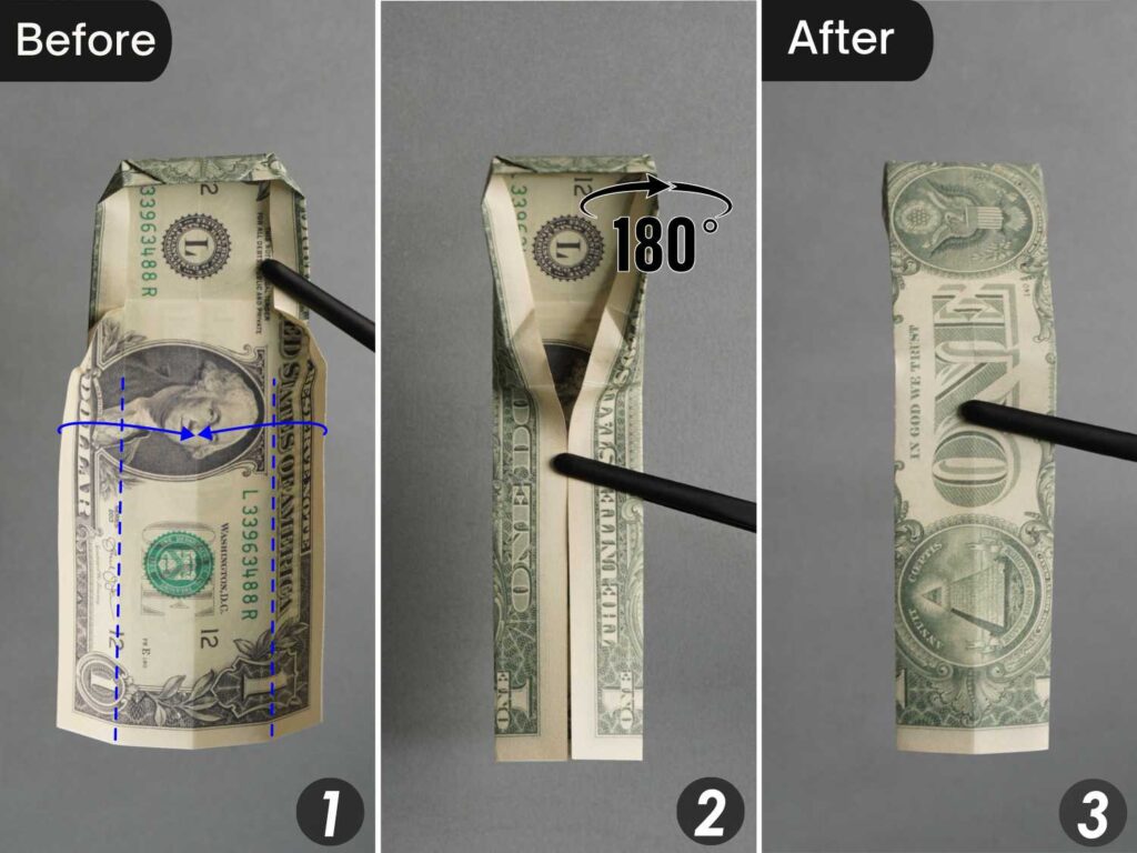 Easy Dollar Bill Origami Box Instruction - Origami OK