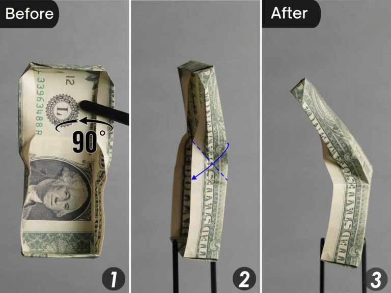 Easy Dollar Bill Origami Box Instruction - Origami OK