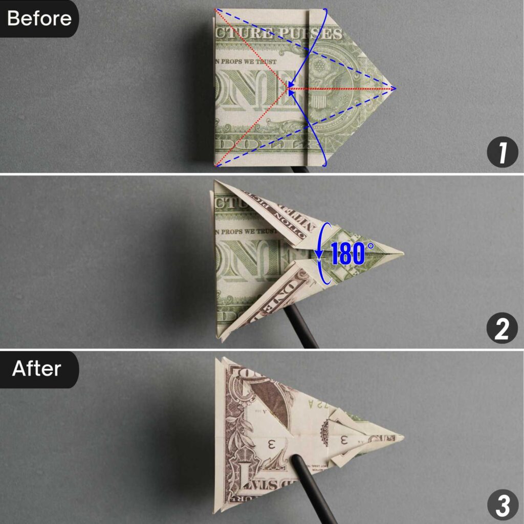 Easy Dollar Bill Origami Plane Instructions - Origami OK