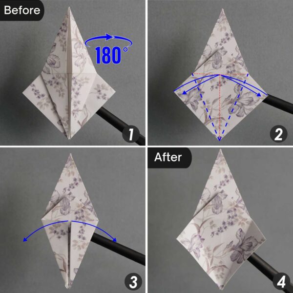 Easy Sticky Note Origami Crane Instruction - Origami OK