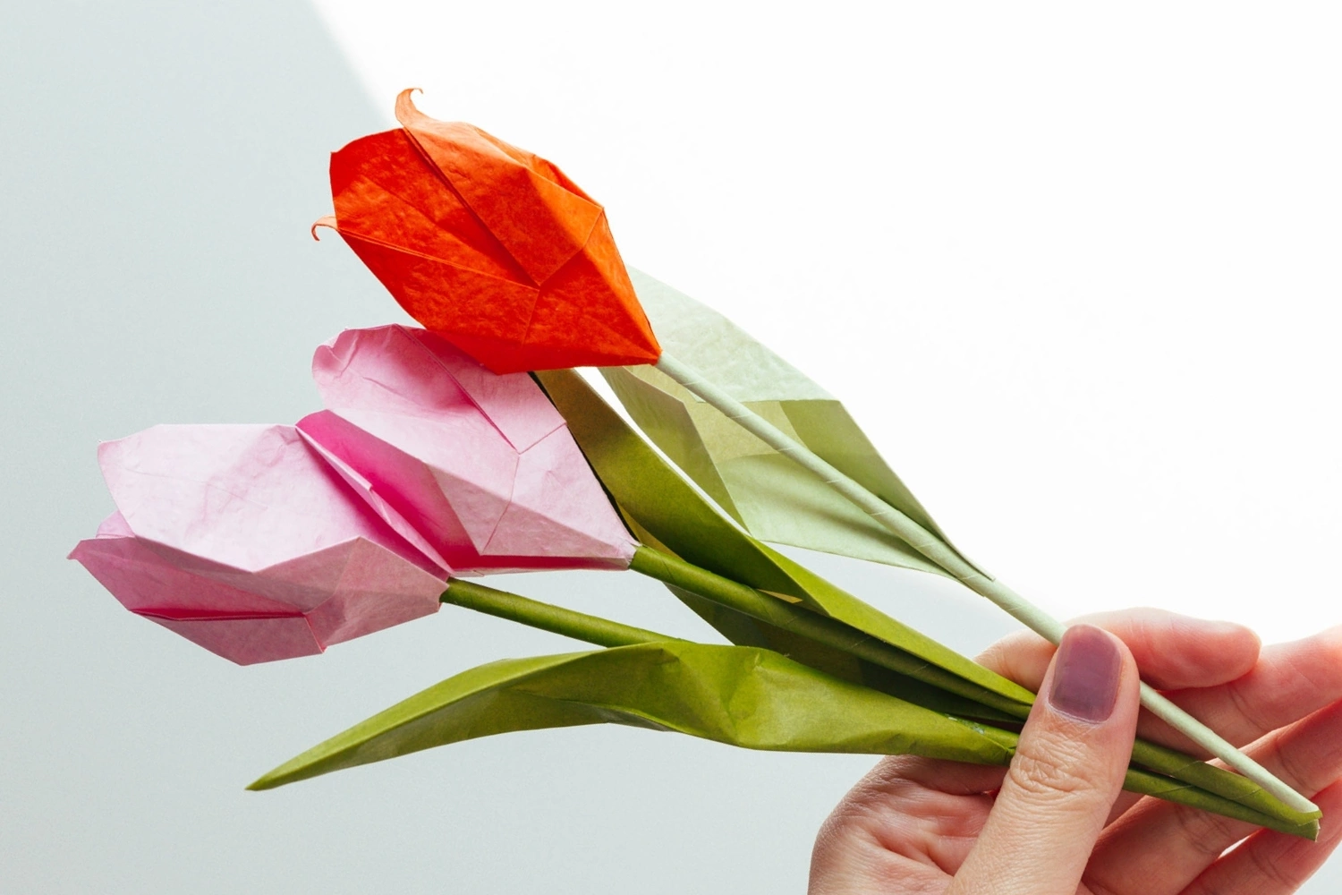 Easy Origami Tulip: Step by Step Instructions - Origami OK