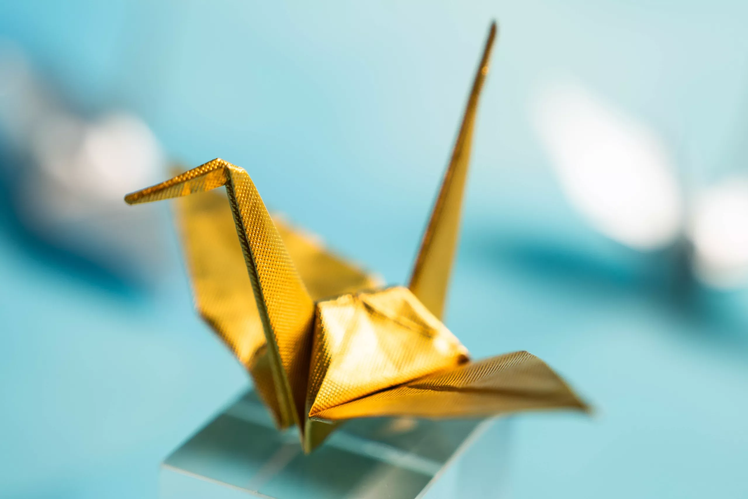 Gum Wrapper Origami Crane Step-by-Step Instruction - Origami OK