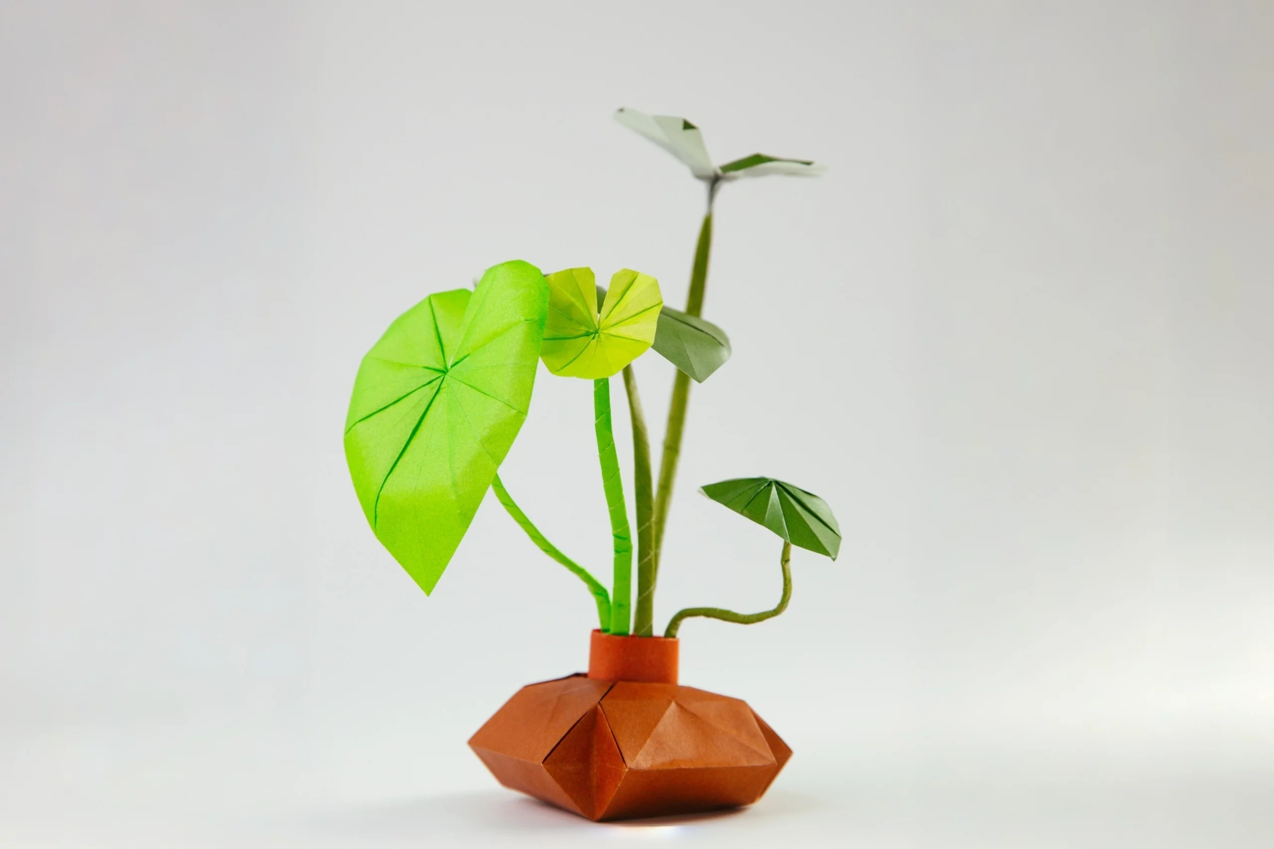 How to Fold an Origami Pot Plant - Origami OK