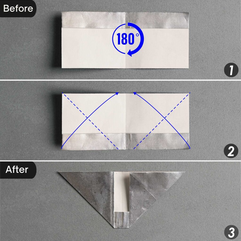 Gum Wrapper Origami Boat: Step-by-Step Instruction - Origami OK