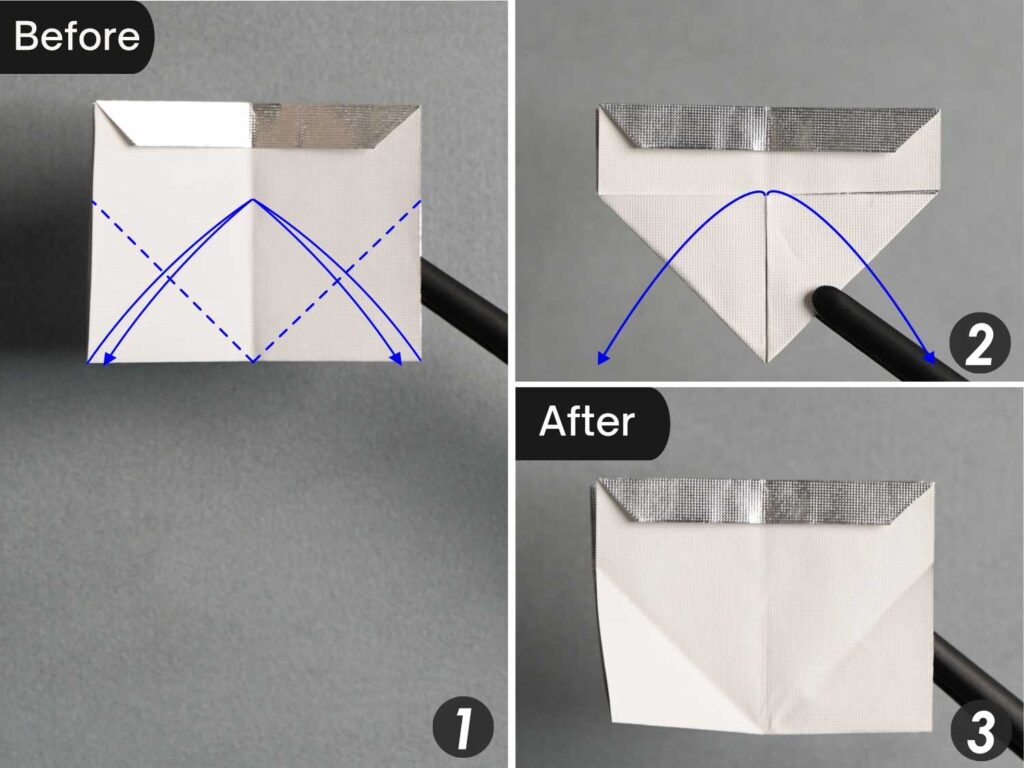 Gum Wrapper Origami Butterfly Instruction - Origami OK