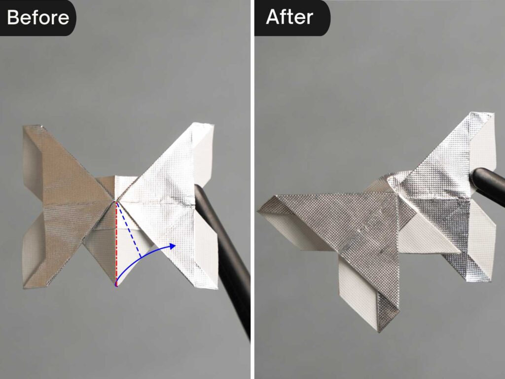 Gum Wrapper Origami Butterfly Instruction - Origami OK