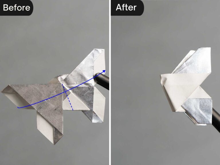 Gum Wrapper Origami Butterfly Instruction - Origami OK