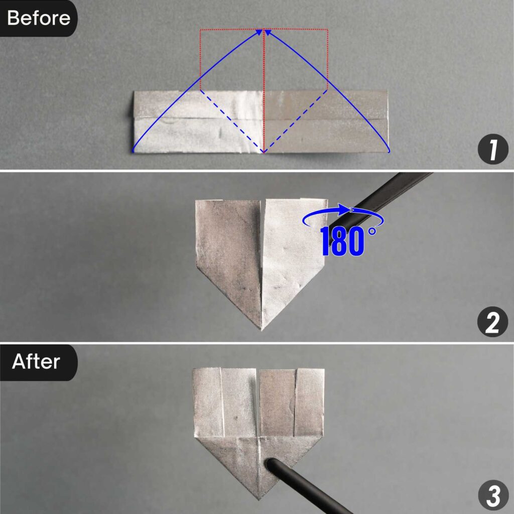 Gum Wrapper Origami Heart: Step-by-Step Instruction - Origami OK