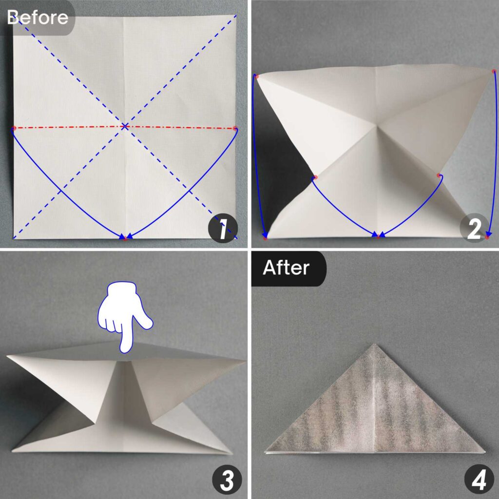 Gum Wrapper Origami Star Step-by-Step Instruction - Origami OK