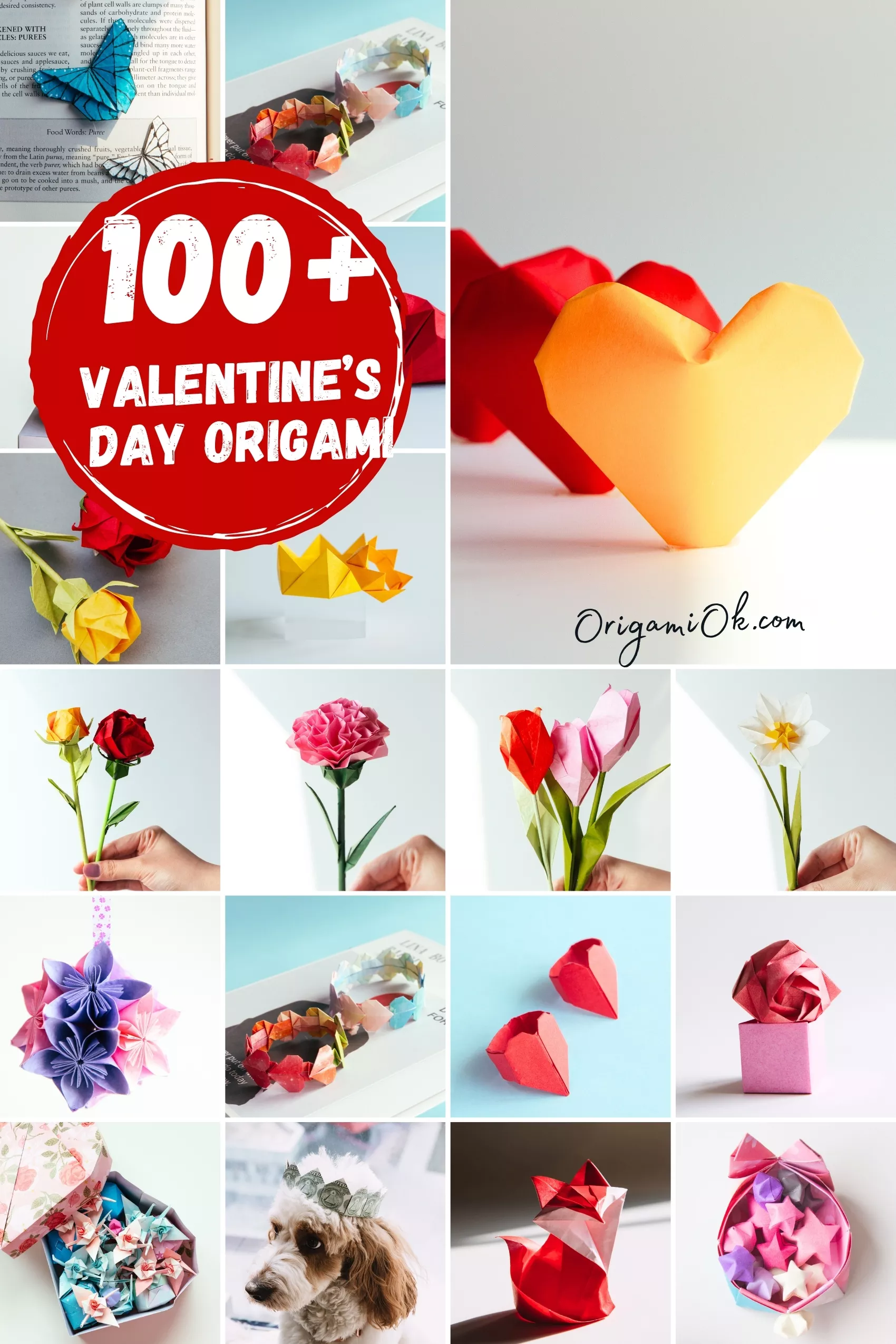 100+ Valentine's Day Origami Ideas - Handmade Hearts & Flowers - Origami OK