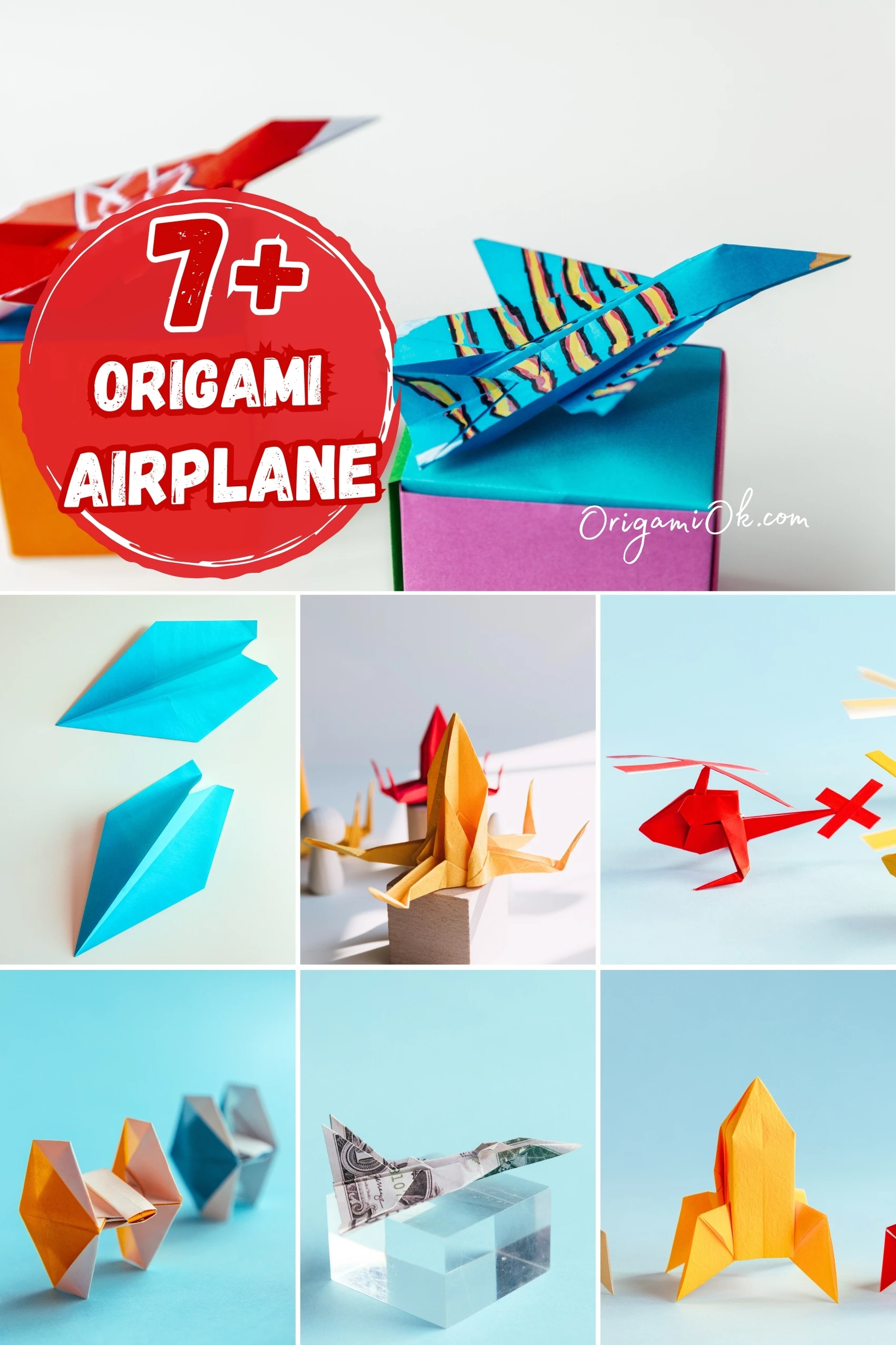 7+ Origami Paper Airplane Designs - Simple to Star Wars - Origami OK
