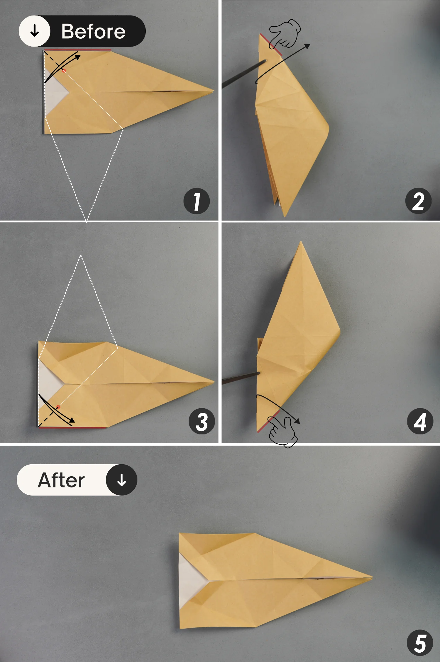 How to Fold an Origami Wolf - Origami OK