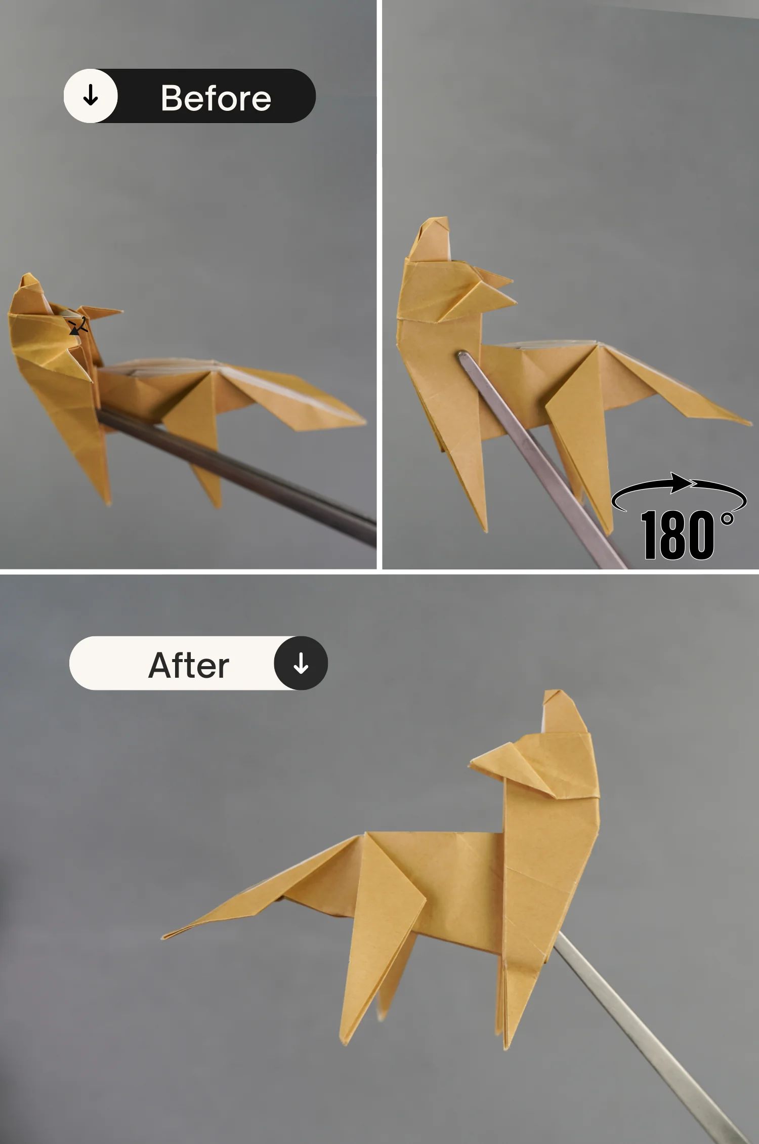 How to Fold an Origami Wolf - Origami OK