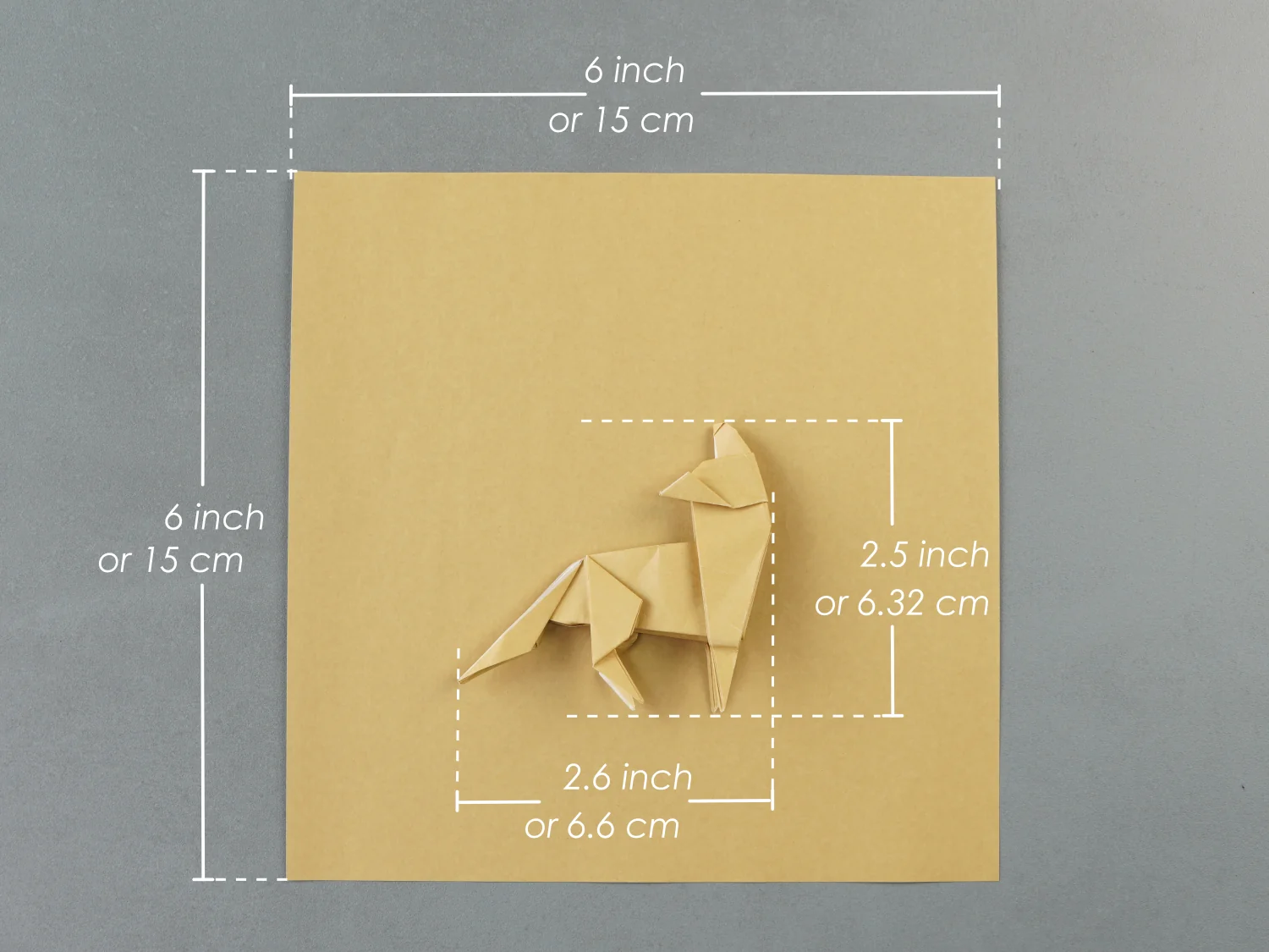 How to Fold an Origami Wolf - Origami OK