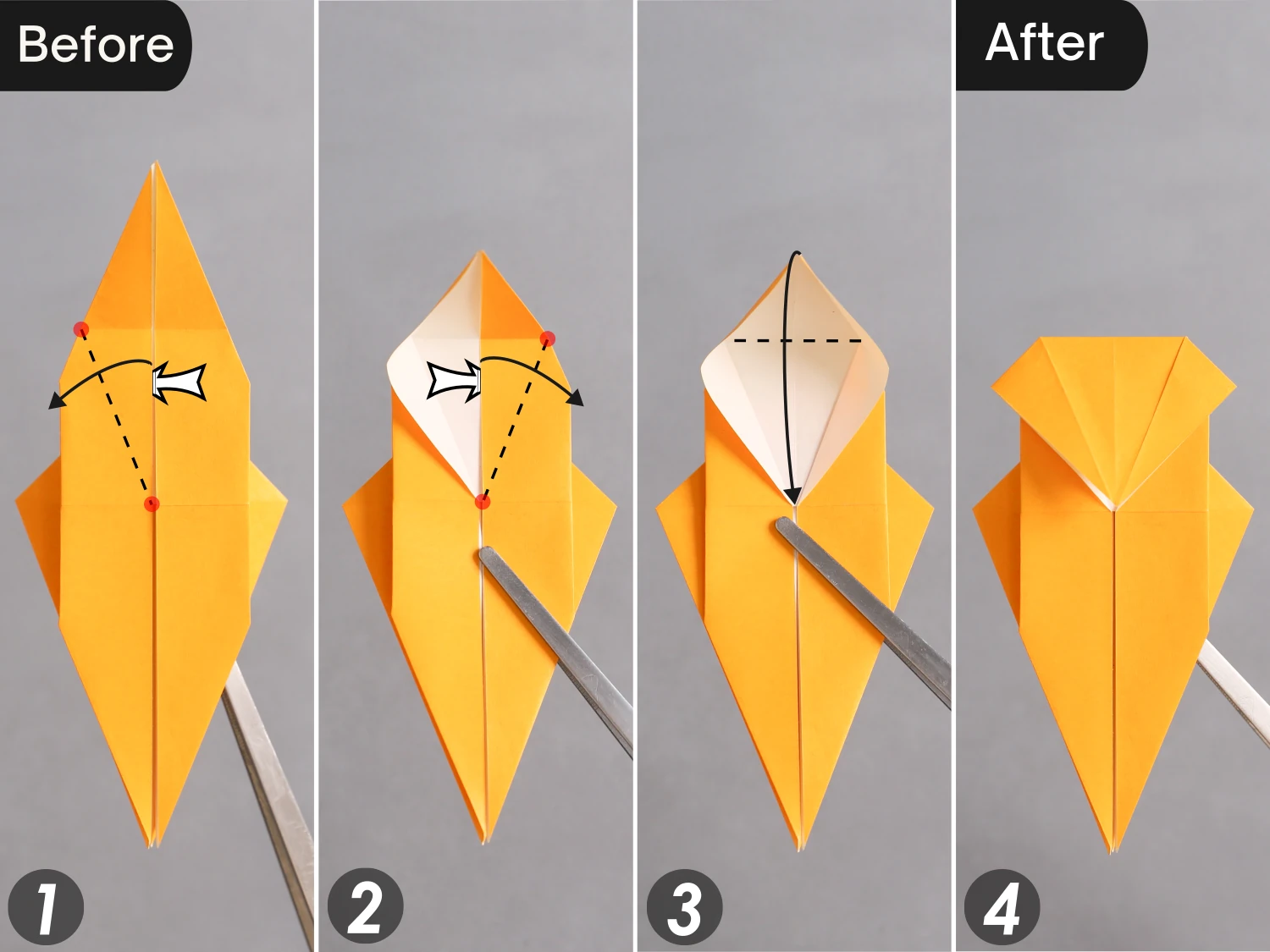 How to Fold an Origami Goldfish - Origami OK