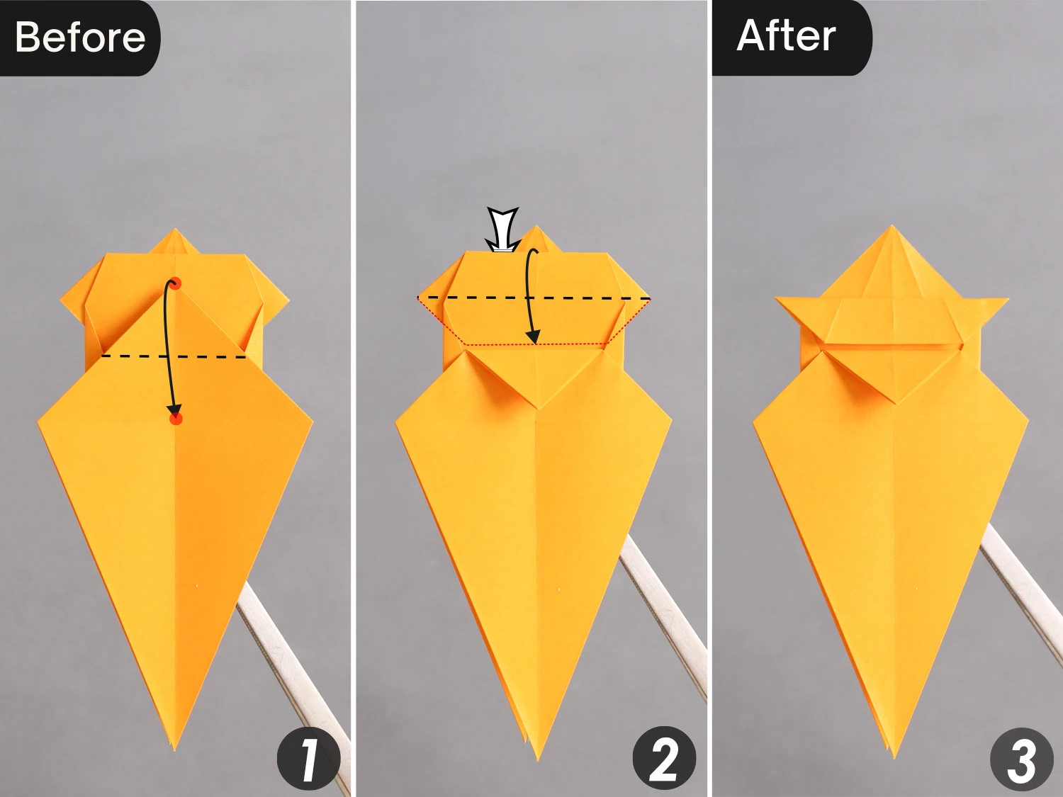 How to Fold an Origami Goldfish - Origami OK