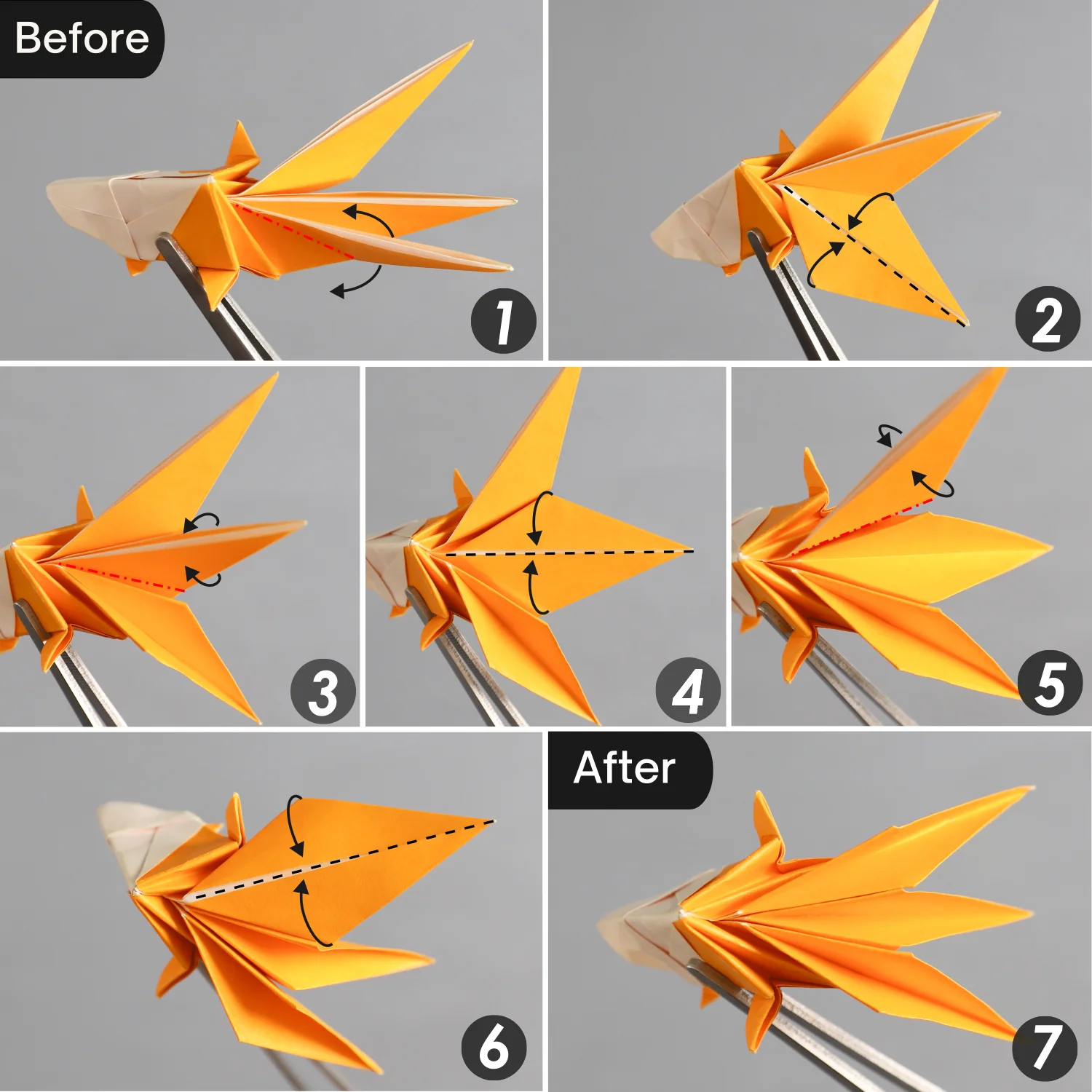 How to Fold an Origami Goldfish - Origami OK