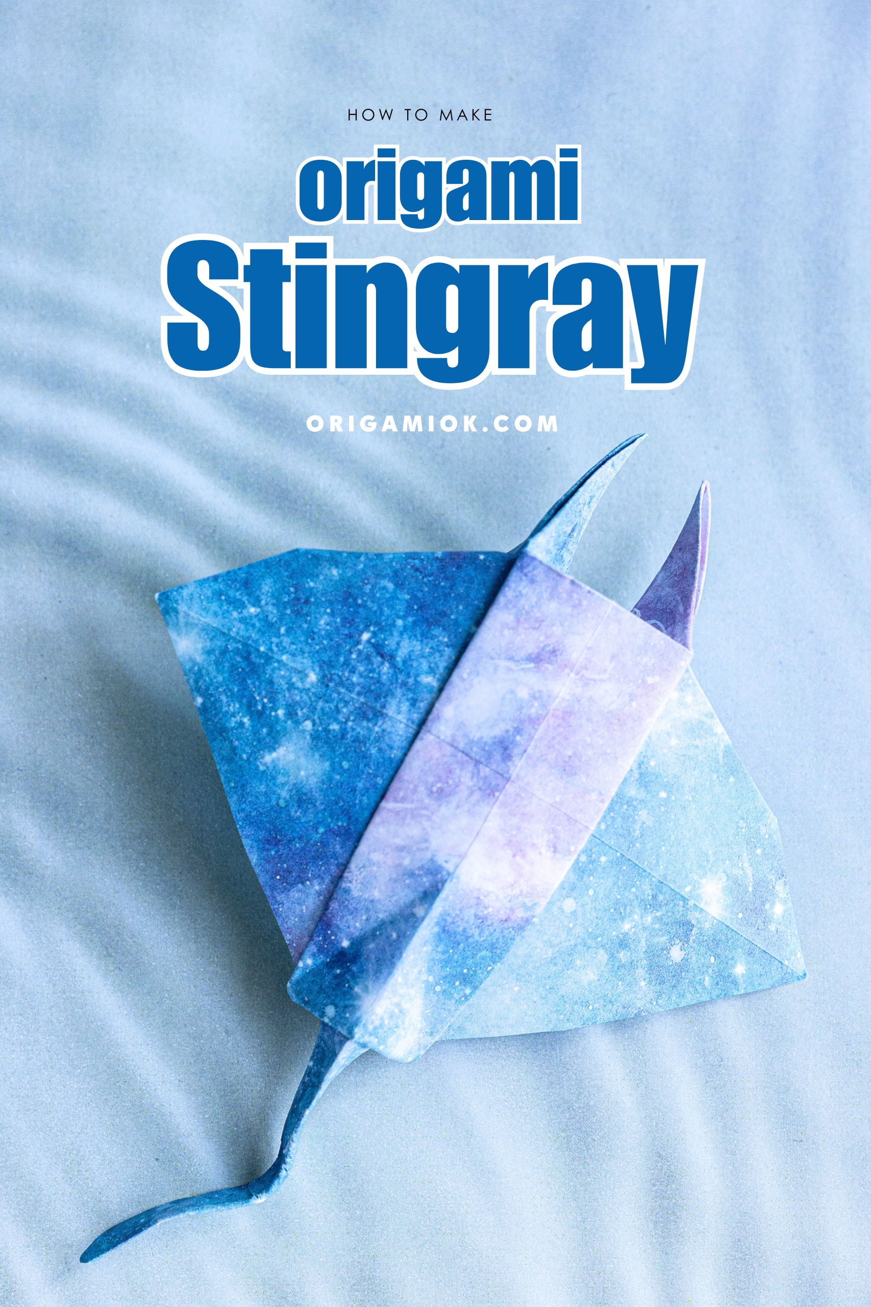 How to Fold an Origami Stingray - Origami OK