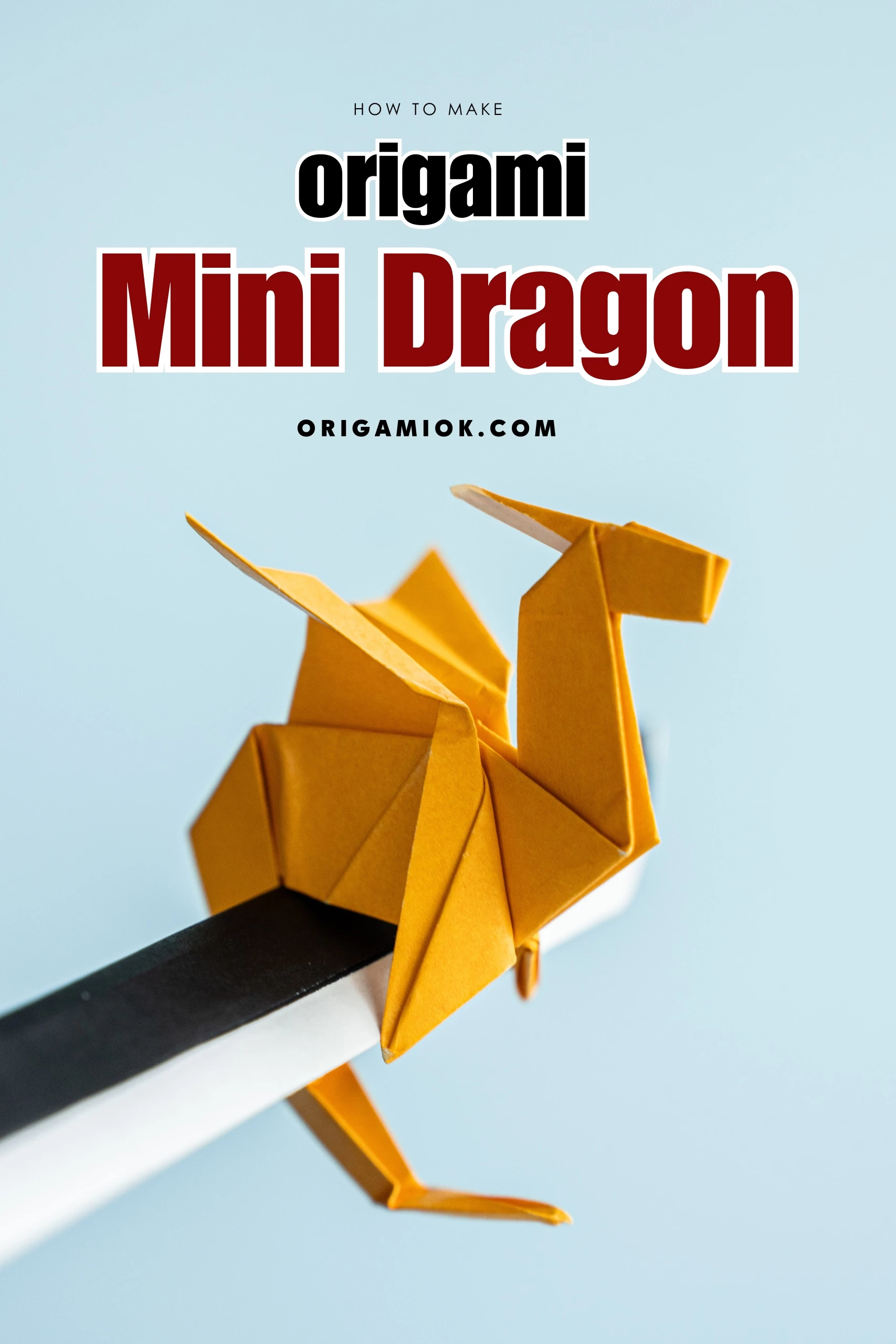 How to Make an Origami Mini Dragon - Origami OK